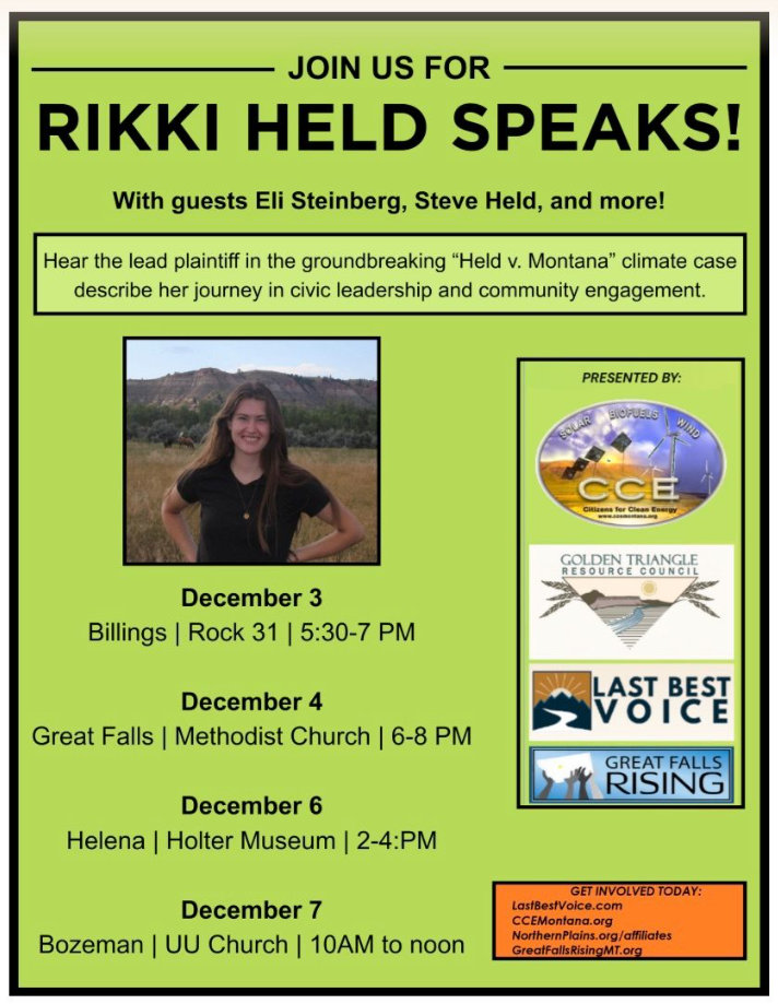 Rikki Held is Coming to Great Falls – Great Falls Rising